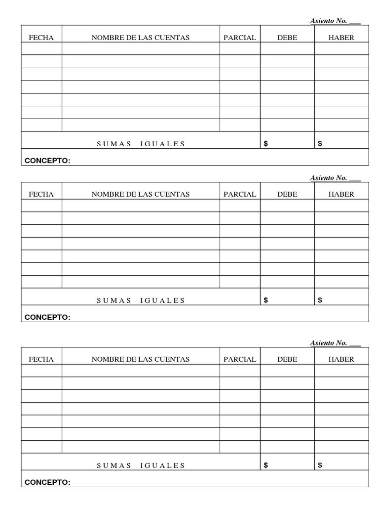 Formato Rayado Diario | PDF