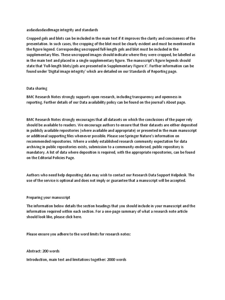 BMC Notes | PDF | Abstract (Summary) | Information Technology