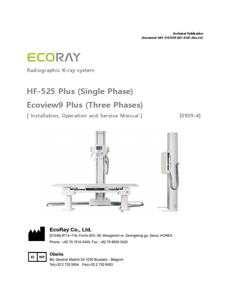 Manual of HF-525Plus and Ecoview9 Plus (F40 - Rev2.0) | PDF ...