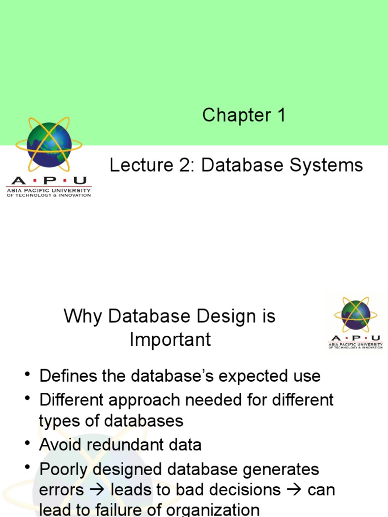 Chapter 1-Lecture 2 | Download Free PDF | Databases | Computer File Chapter 1-Lecture 2 | Download Free PDF | Databases | Computer File