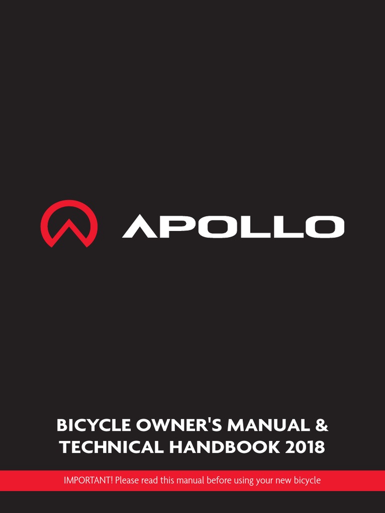 Apollo 2018 Owners Manual | PDF | Wheel | Transport