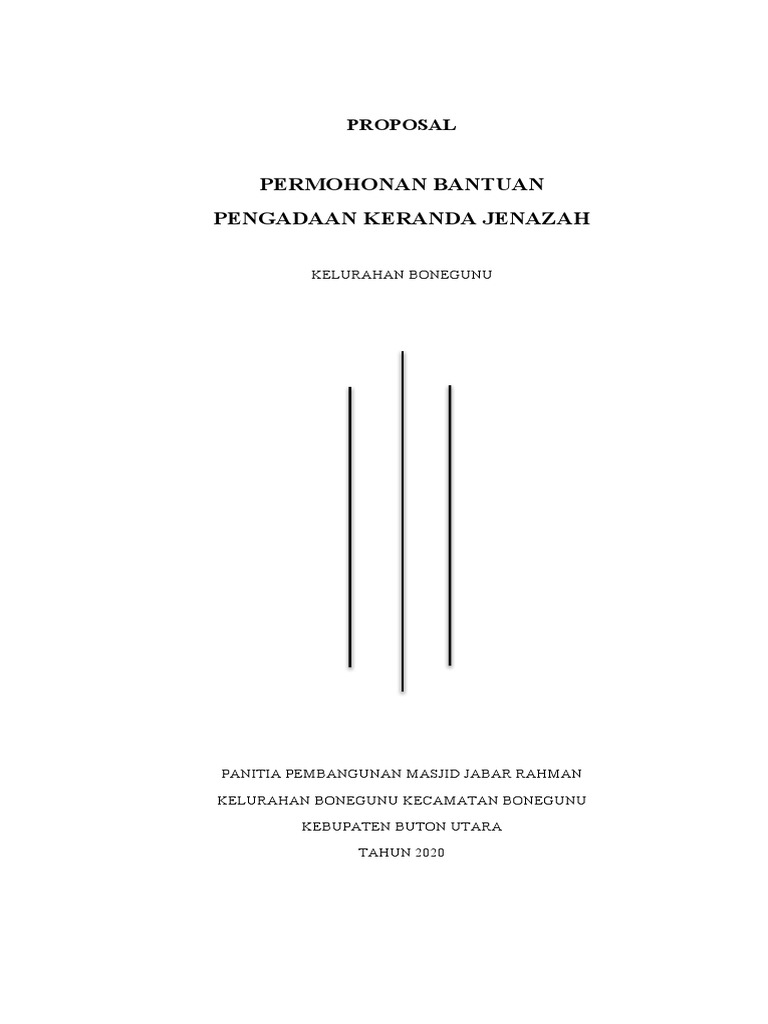 Proposal Pengadaan Keranda | PDF