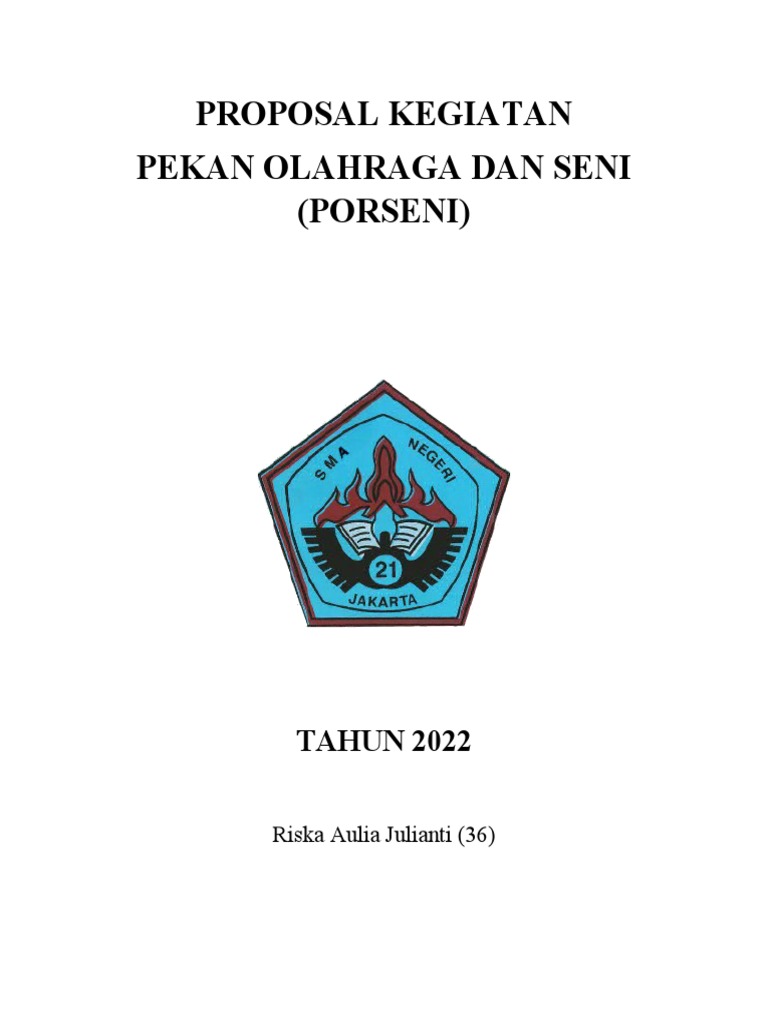 Proposal Kegiatan Porseni | PDF