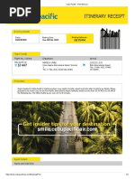 PAL Boarding Pass Sample for Flight PR 2808 | PDF | Airlines | Transport