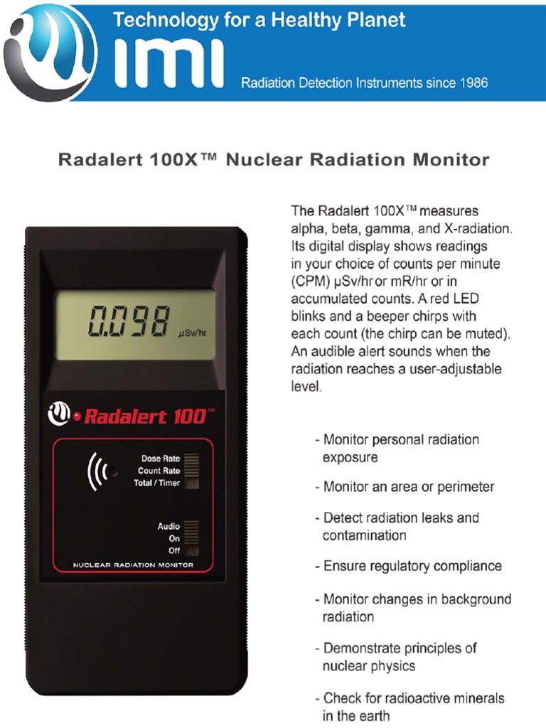 1.a Radalert-100X-Flyer | PDF