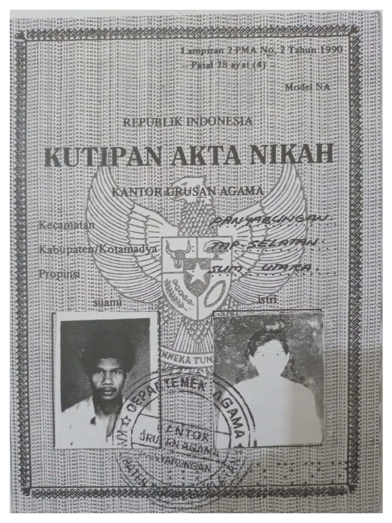 Akta Nikah | PDF