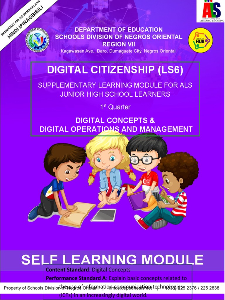 Digital Citizenship (Ls6) : Digital Concepts & Digital Operations and ...