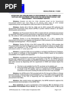 sample-BAC Resolution | PDF | Procurement | Government