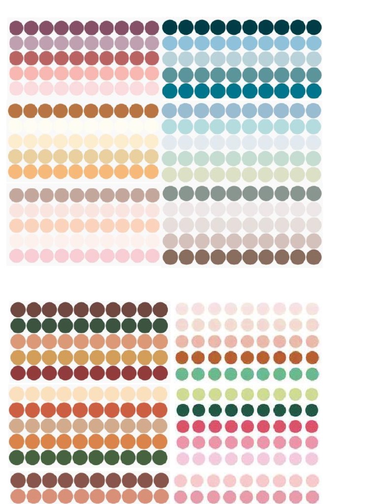 Plantillas Tiras de Stickers Circulos by @sof - Art - Notes | PDF