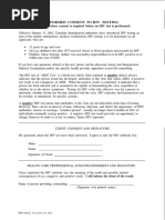 Hiv Consent Form | PDF | Diagnosis Of Hiv/Aids | Hiv