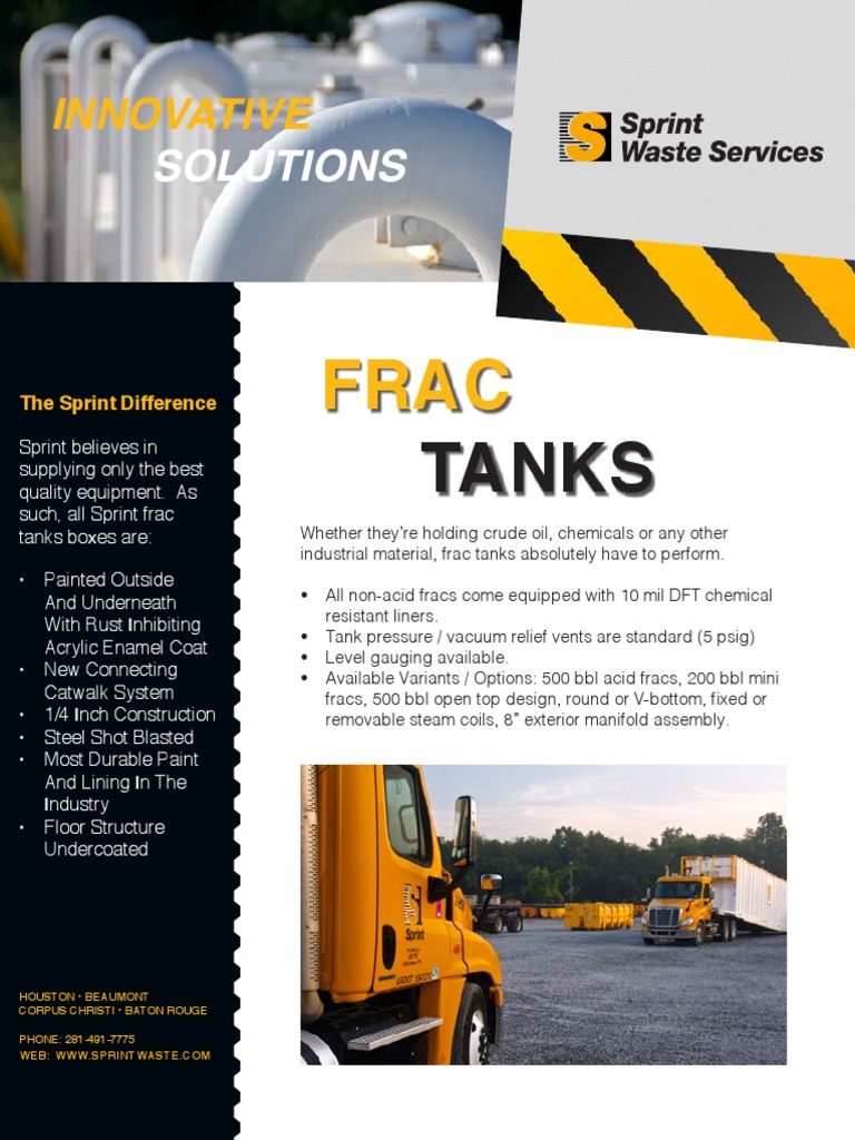 Equip Spec Sheets - Frac | PDF