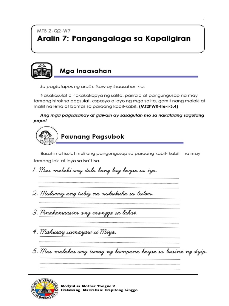 MTB 2 Q2 Week 7 | PDF