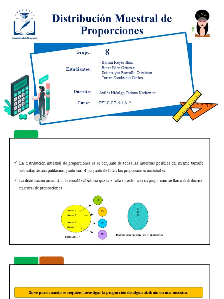 4A2 - Equipo 8 - Distribución Muestral de Proporciones - 1 | PDF | Muestreo (Estadísticas ...