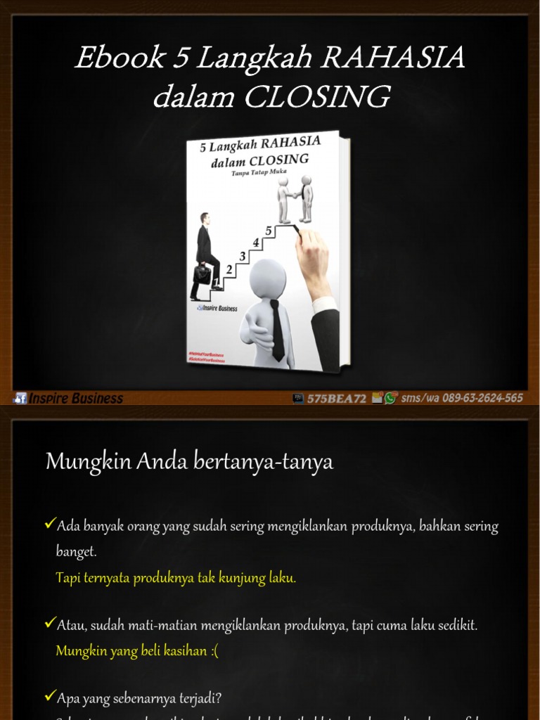 Ebook 5 Langkah Rahasia Dalam Closing | PDF