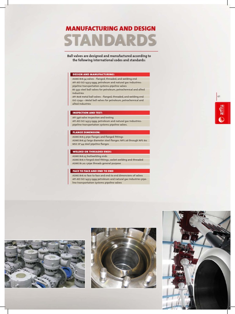 Design Standard For Valve | PDF
