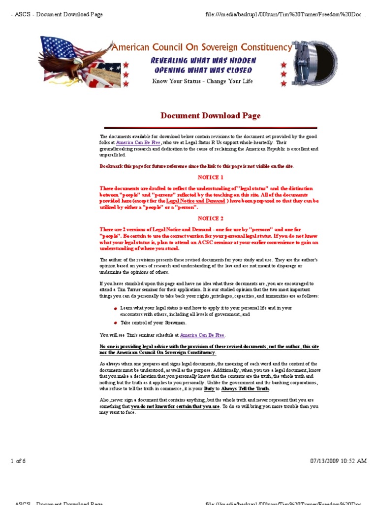 Redemption Process Source | PDF | Notary Public | Business