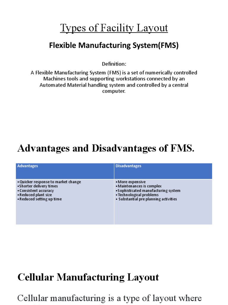 Types of Facility Layout | PDF
