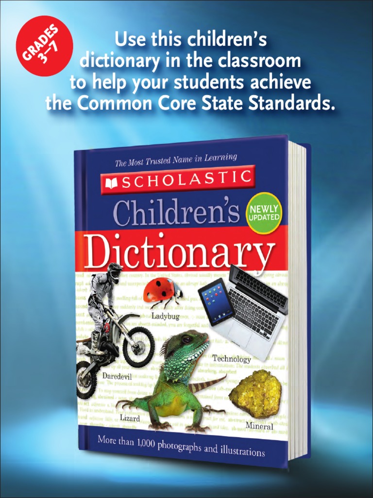 Scholastic Children's Dictionary Guide | PDF | English Language ...