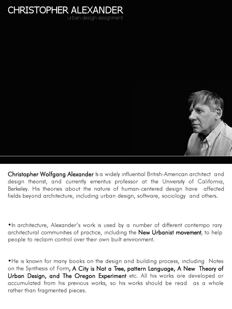 Christopher Alexander UD | PDF
