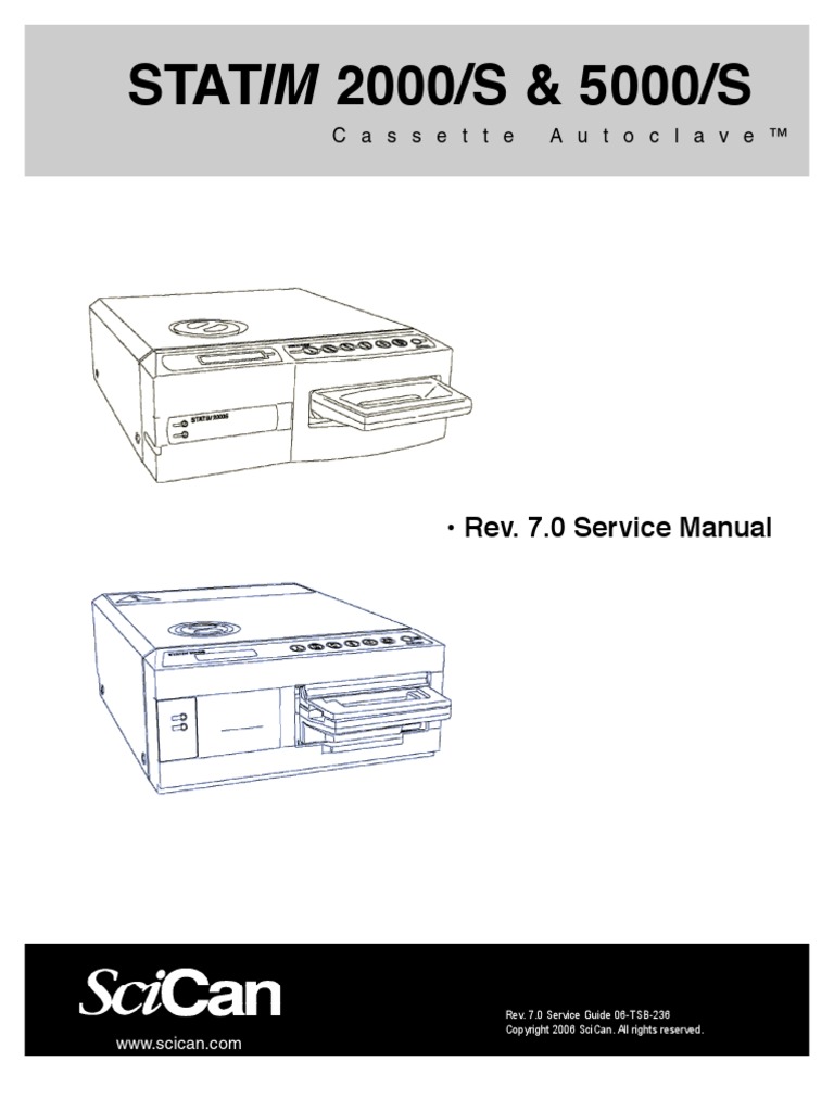 Statim 500 & 2000service Manual | PDF | Electrical Connector | Thermocouple