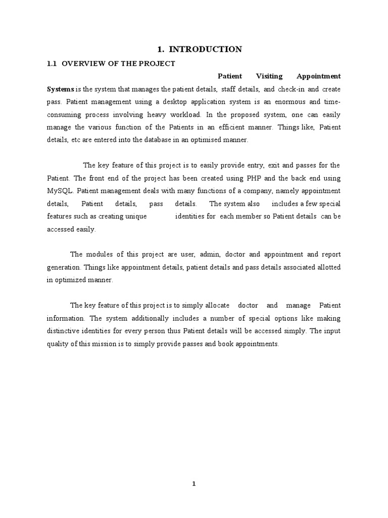 Visitor Management System | PDF | My Sql | Databases