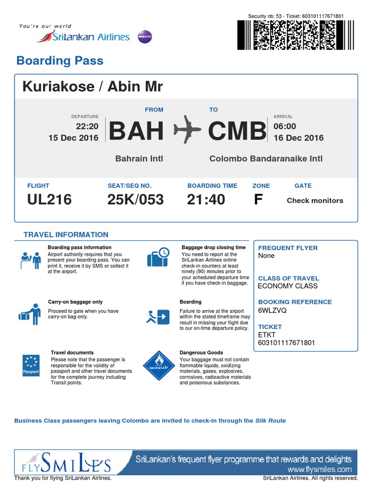 CMB BAH: Kuriakose / Abin MR | PDF | Baggage | Aviation