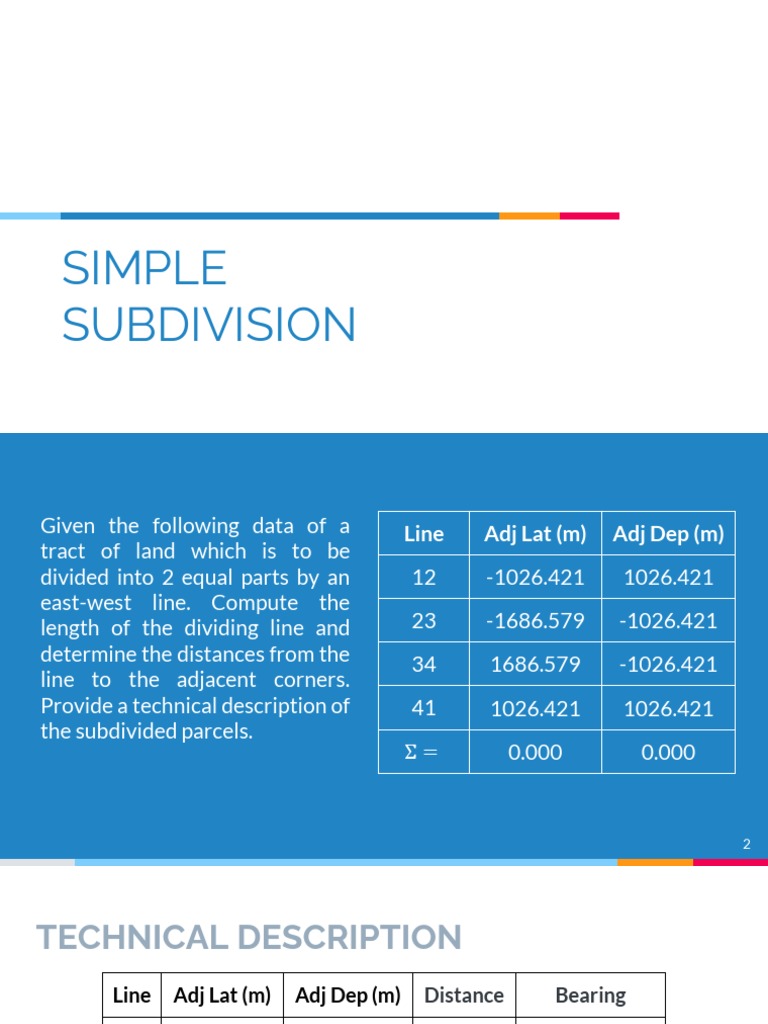 GE 10 Tutorial Simple Subdivision | PDF | Area | Elementary Mathematics