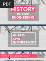History of Civil Engineering Timeline | PDF | Social Science | Art