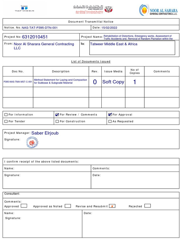 Laying and Compaction For Subabse & Subgrade Material | PDF ...