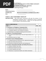 NC2 Reviewer Eim | PDF | Electrical Wiring | Electrical Conductor