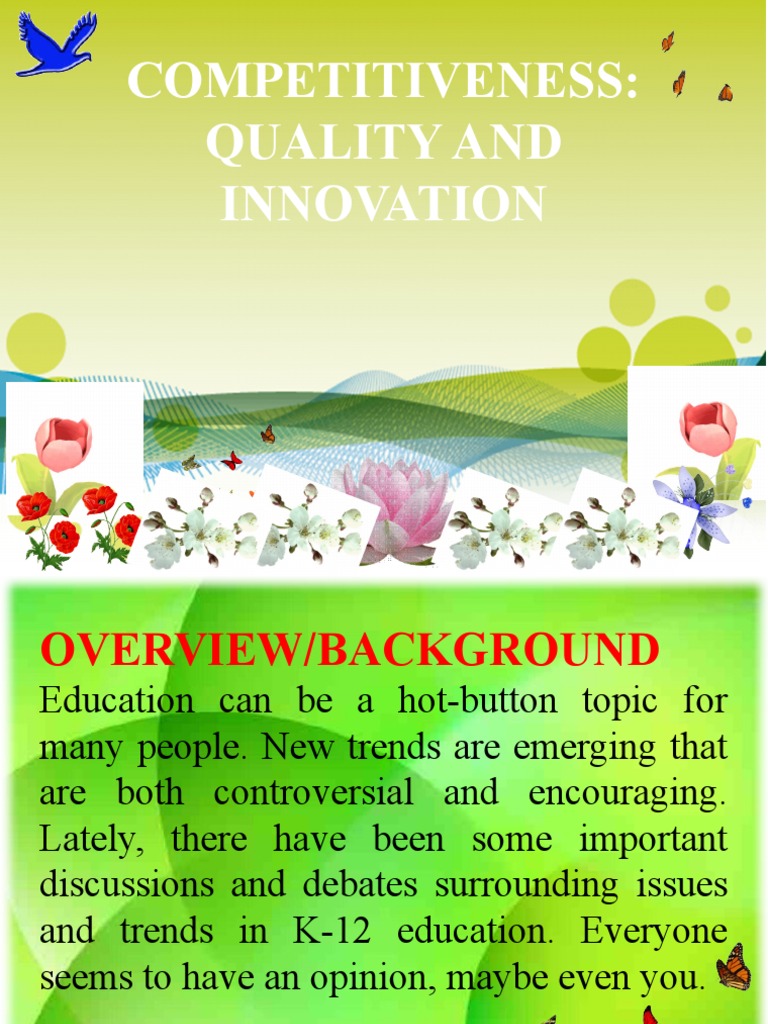 Competitiveness - Quality and Innovation - PPT - MARYLOU L. TALOS | PDF ...