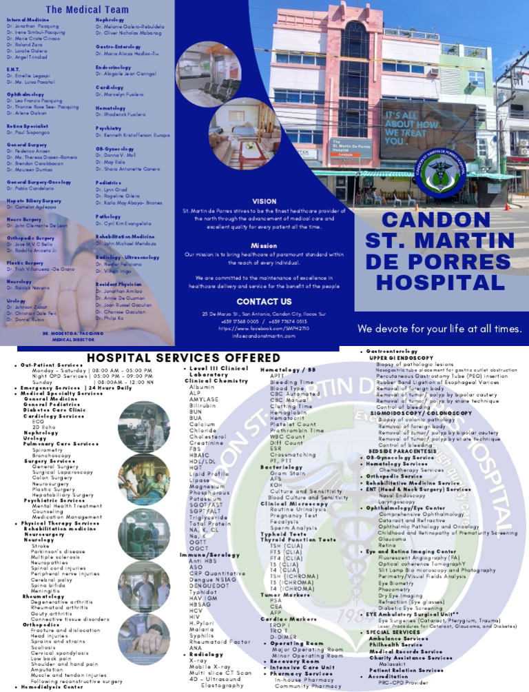 SMPH Brochure | PDF | Ophthalmology | Neurosurgery