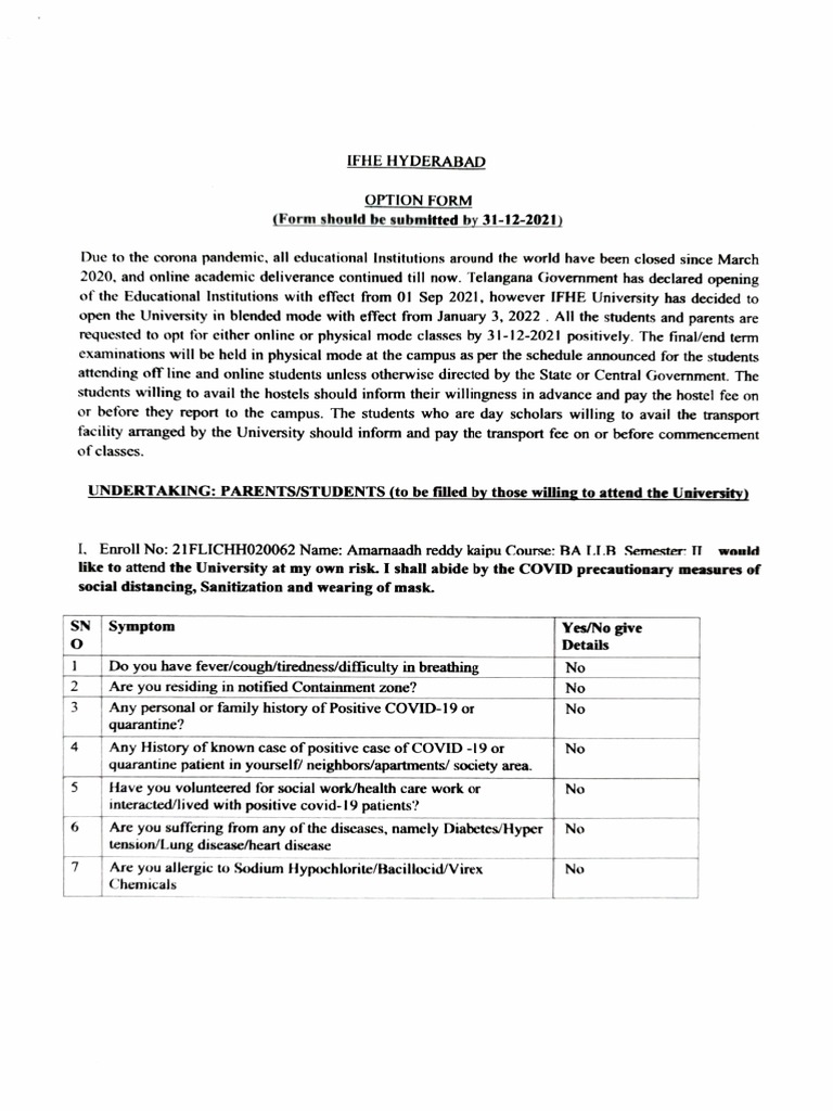 Health Undertaking by Student | PDF | Health Care | Public Health