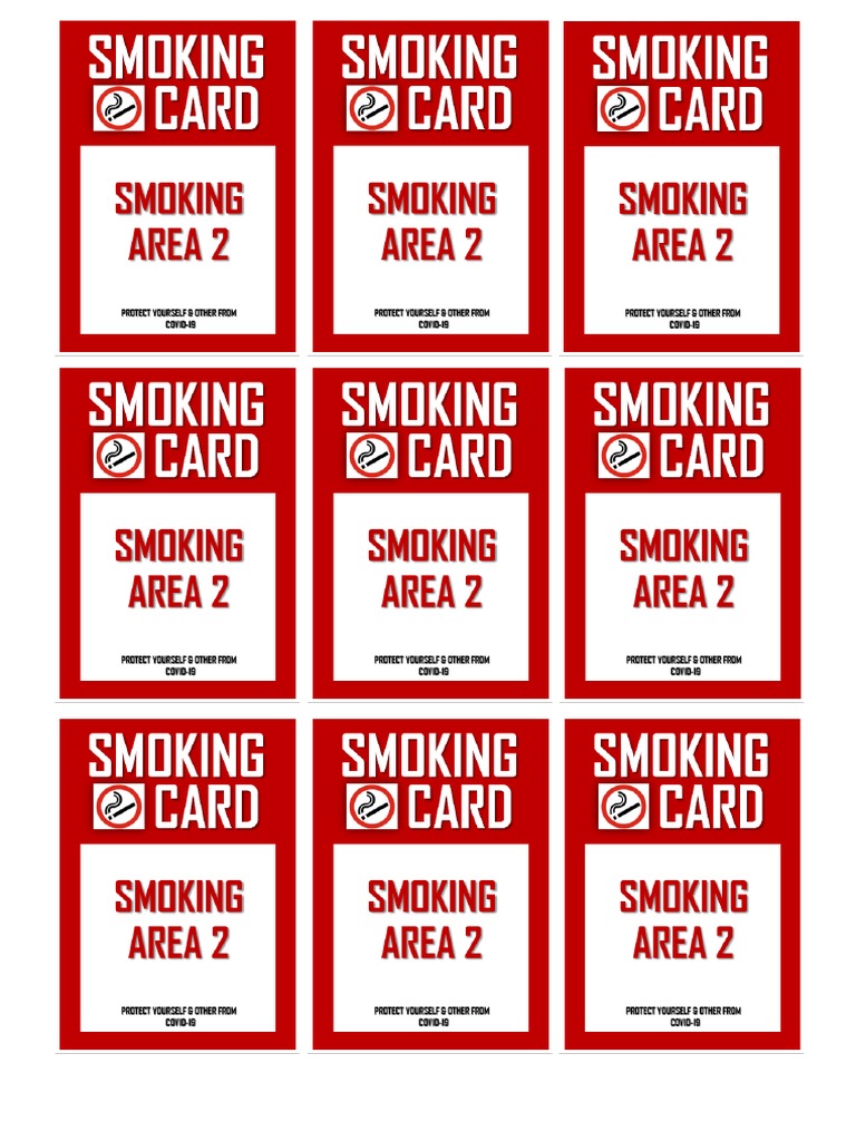 Smoking Card | PDF