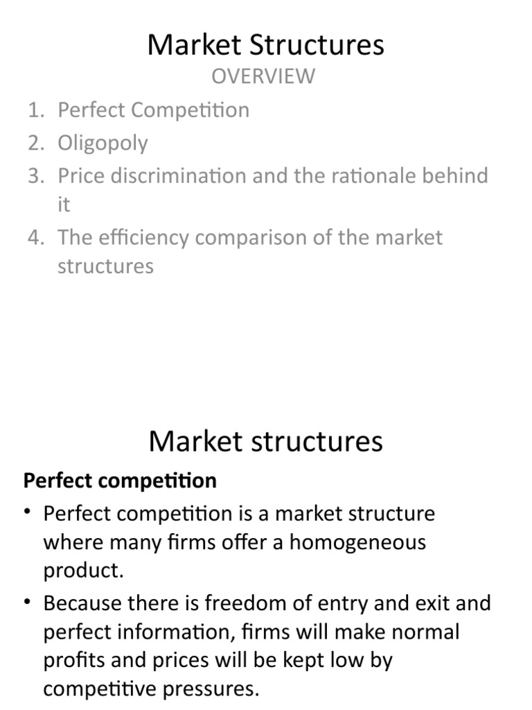 EC 131 Market Structures | PDF | Perfect Competition | Profit (Economics)