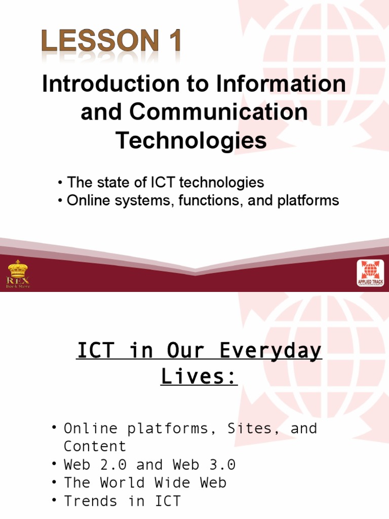 Introduction To Information and Communication Technologies | PDF ...