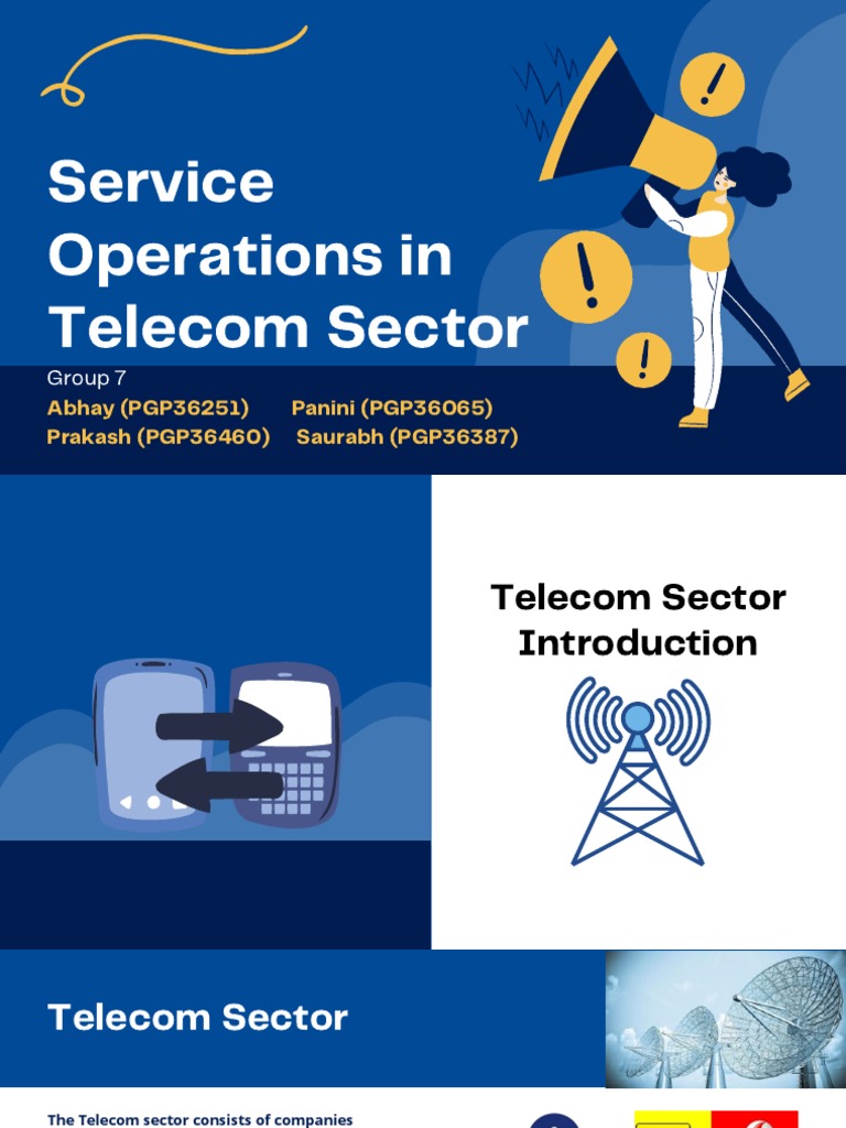 Service Operations in Telecom Sector | PDF | Telecommunications | Instant Messaging