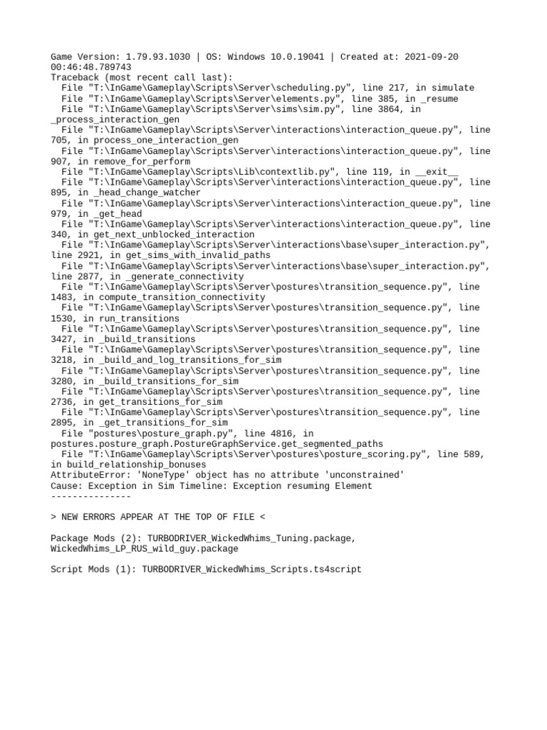 lastCleanException 20211111184546 | PDF | Software | Computing