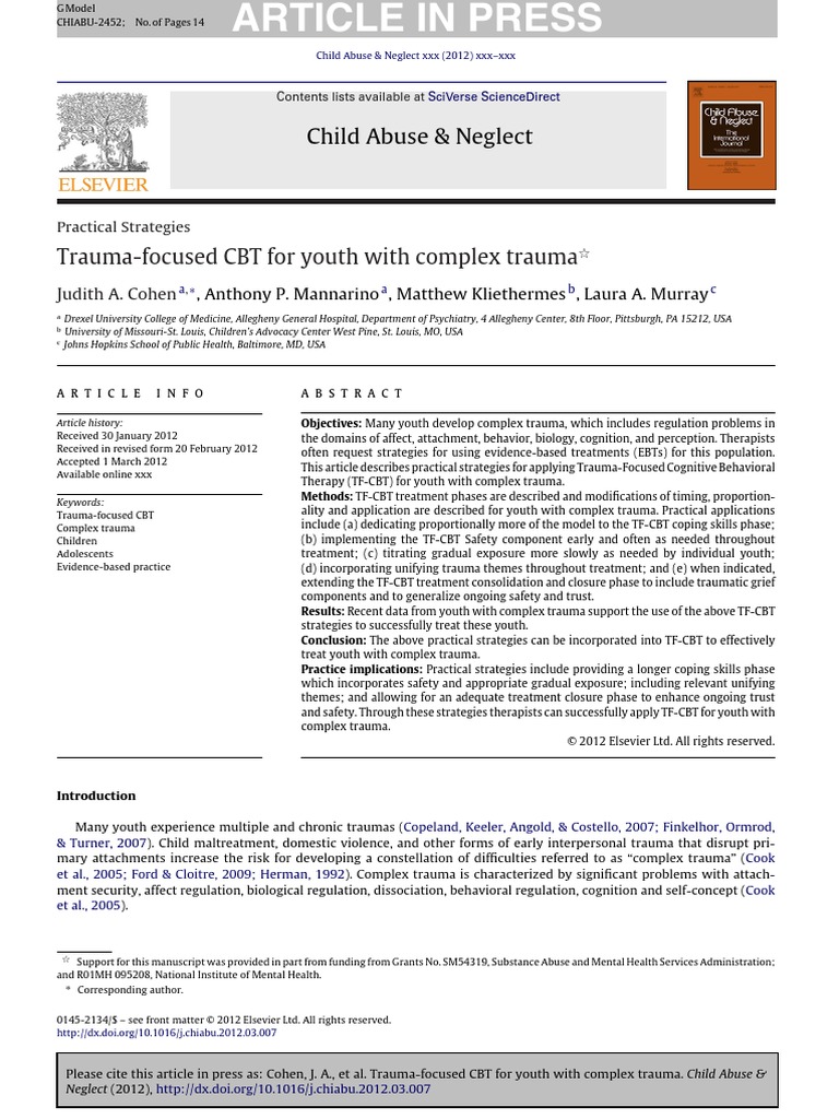 Complex Trauma | PDF | Complex Post Traumatic Stress Disorder ...