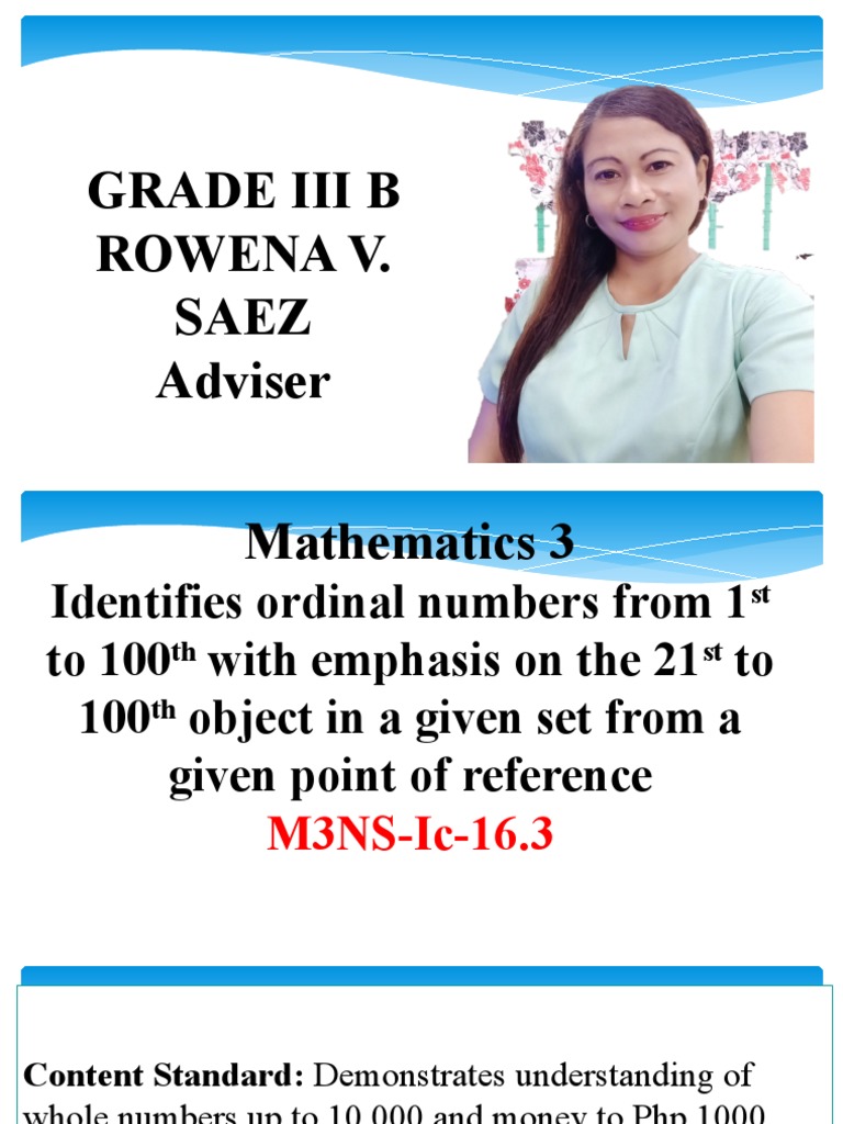 Math ICT COT 1st Quarter Grade 3 | PDF