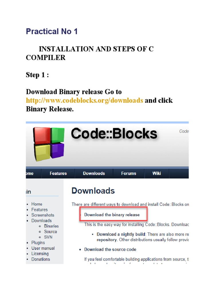 CIT 113 Practicals | PDF | Integrated Development Environment | Computing