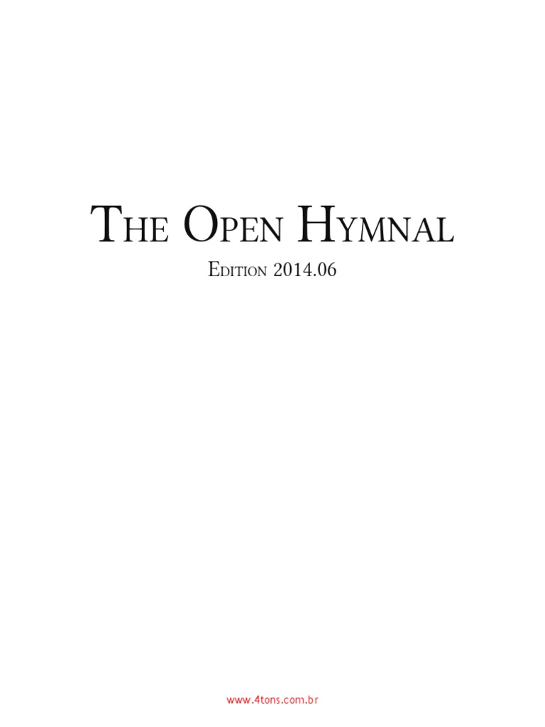 Score-The Open Hymnal-2014 | PDF