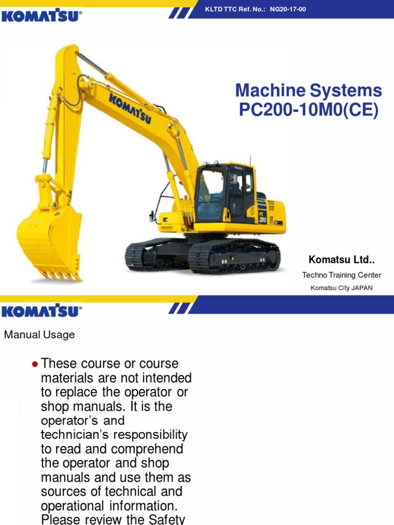 PC200-10M0 Fuel Saving and Durability Upgrades | PDF | Valve | Pump