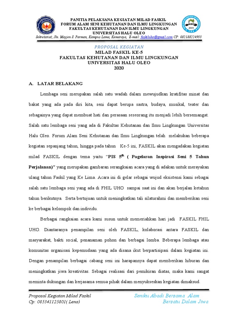 Mempersiapkan Milad Organisasi Seni | PDF