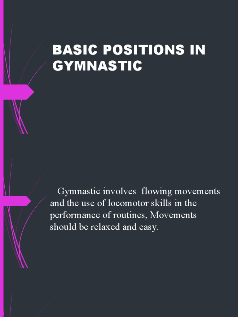 Basic Positions in Gymnastic | PDF | Hand | Foot
