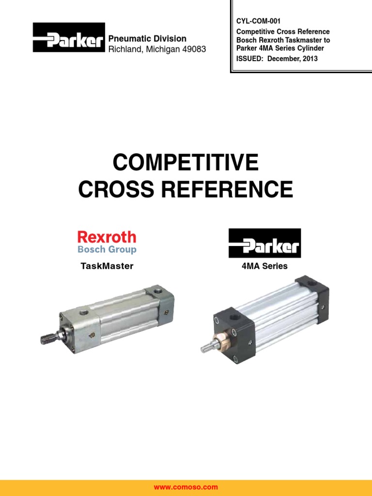 Parker - CYL - Cross Ref | PDF | Mechanical Engineering