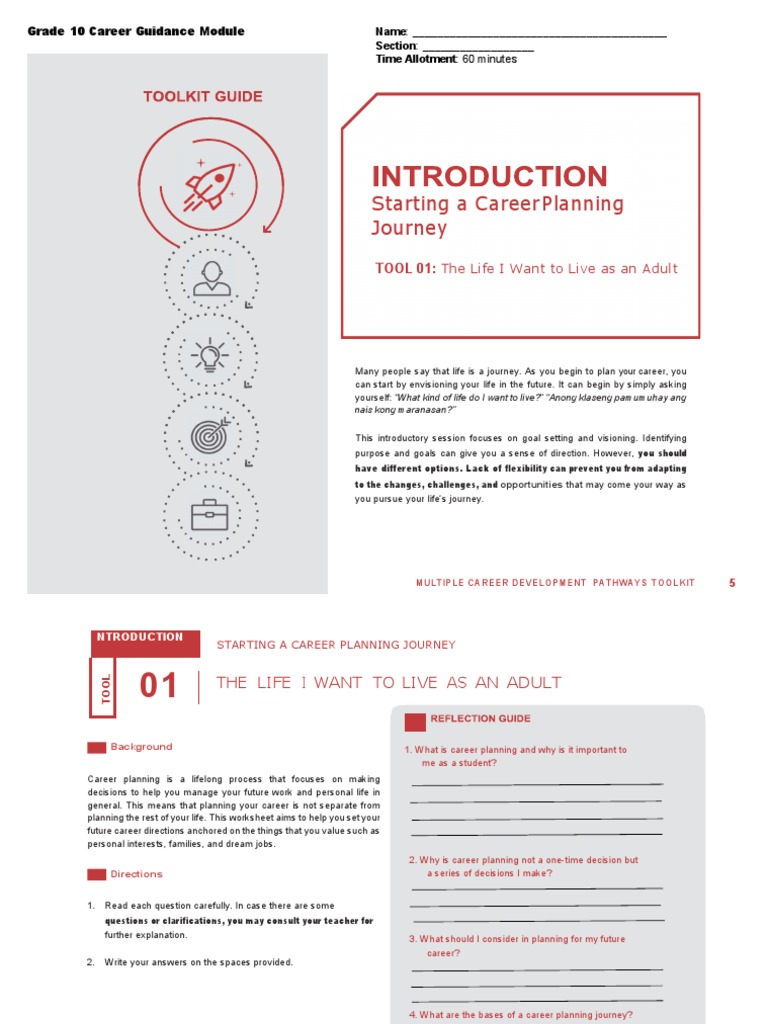 Envisioning Your Future: A Career Planning Guide for High School ...