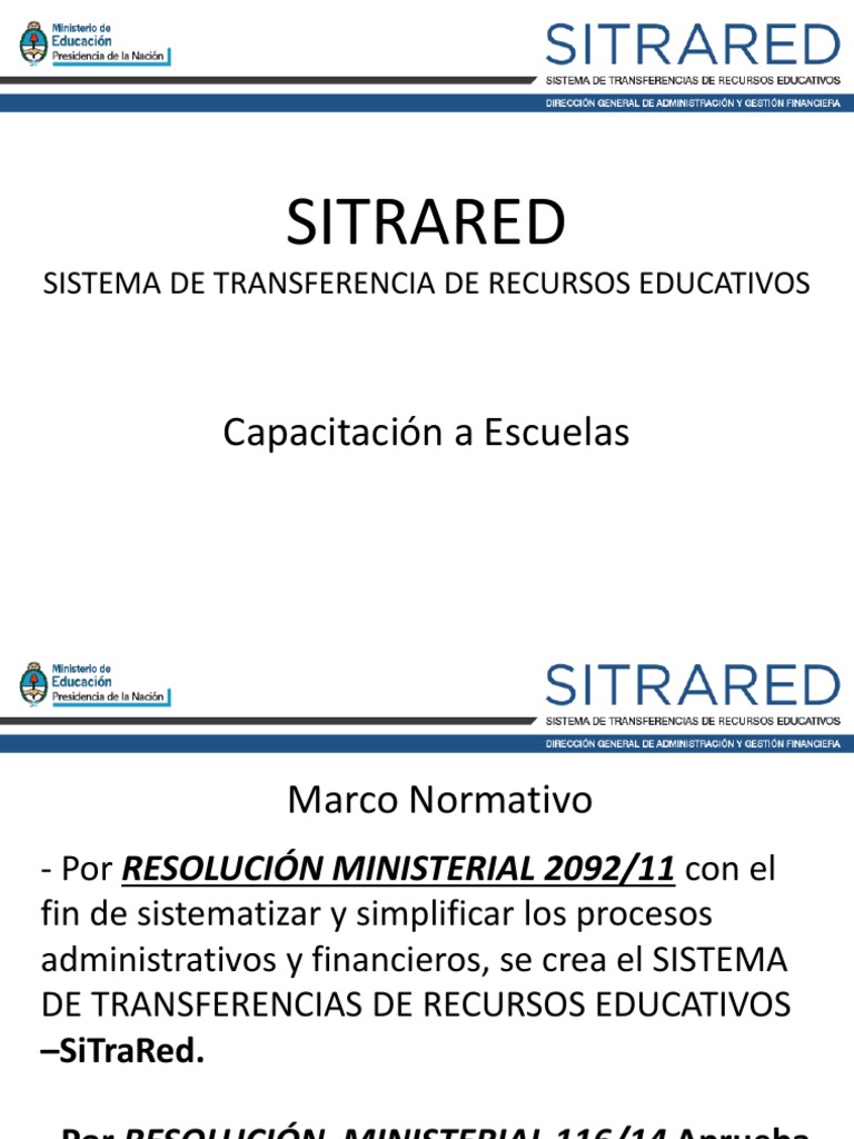 Sitrared | PDF | Finanzas y dinero