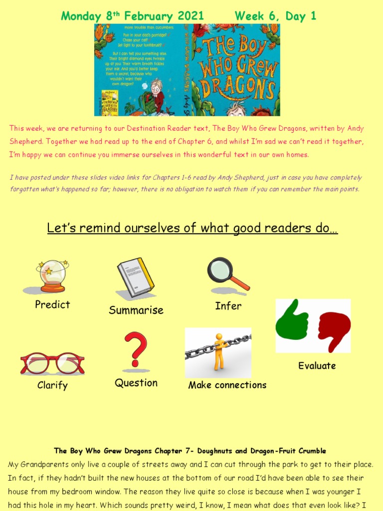 Chapter Insights: The Boy Who Grew Dragons | PDF | Home & Garden