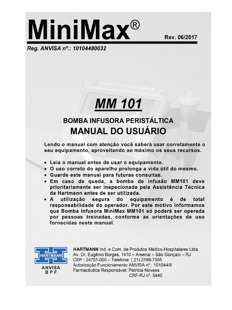 Manual Usuário Minimax | PDF